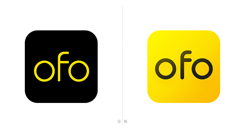 共享单车“ofo小黄车”品牌更换全新LOGO和口号-全力设计