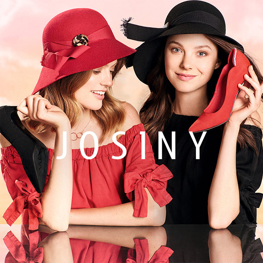 卓诗尼JOSINY时尚女鞋品牌更换全新LOGO_深圳LOGO设计-全力设计